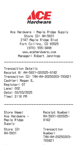 O'Reilly Auto Parts Receipt Generator – Template & Editor