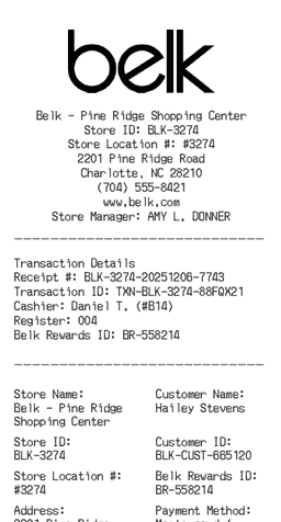 Store Receipt Generator - Template & Editor