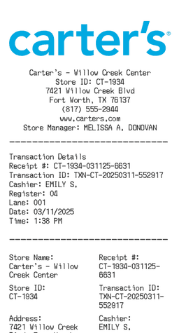 O'Reilly Auto Parts Receipt Generator – Template & Editor