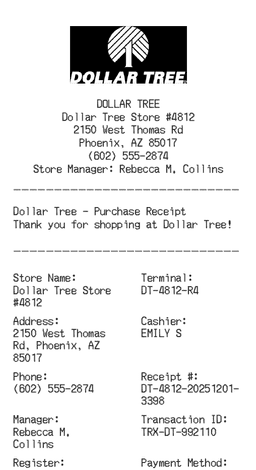 AutoZone Receipt Generator - Template & Editor