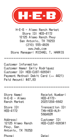 O'Reilly Auto Parts Receipt Generator – Template & Editor