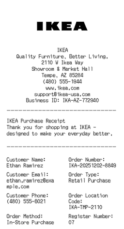 Tractor Supply Receipt Generator - Template & Editor