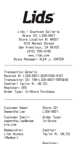 Store Receipt Generator - Template & Editor