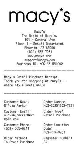Store Receipt Generator - Template & Editor