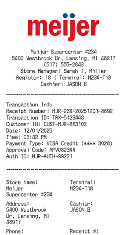 O'Reilly Auto Parts Receipt Generator – Template & Editor