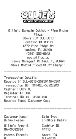 Store Receipt Generator - Template & Editor