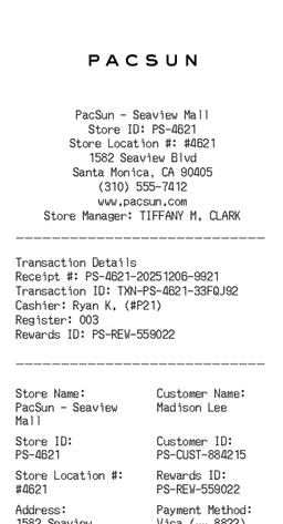 Store Receipt Generator - Template & Editor