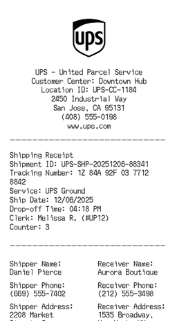 USPS Shipping Receipt Generator - Template & Editor