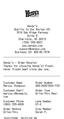 Restaurant receipt generator - Create restaurant receipt from multiple ...