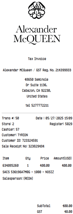 E-commerce receipt generator - Create E-commerce receipt from multiple ...