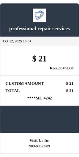 Custom Receipt Templates | Generate Receipts Easily | CreateReceipt.com