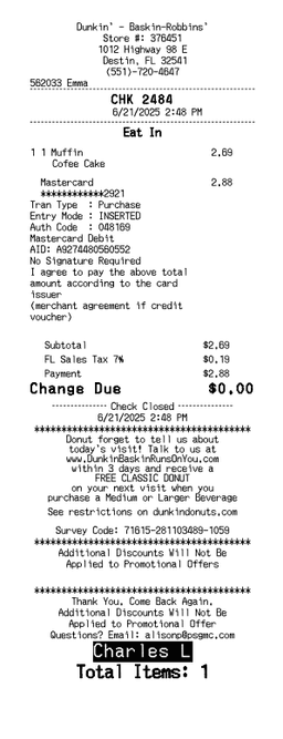 Plantillas de recibo personalizadas