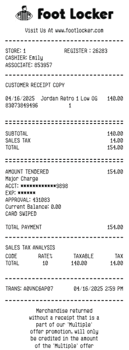 Custom Receipt Templates | Generate Receipts Easily | CreateReceipt.com