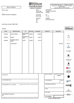 Hotels receipt generator - Create hotels receipt from multiple templates