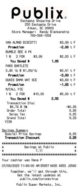 Store receipt generator - Create store receipt from multiple templates